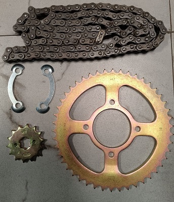 TVS RTR APACHE 180cc Chain & Sprocket Kit (Drive Set) -N9323050 ...